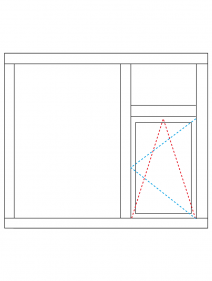 Kozijnen met draai-/kiepraam